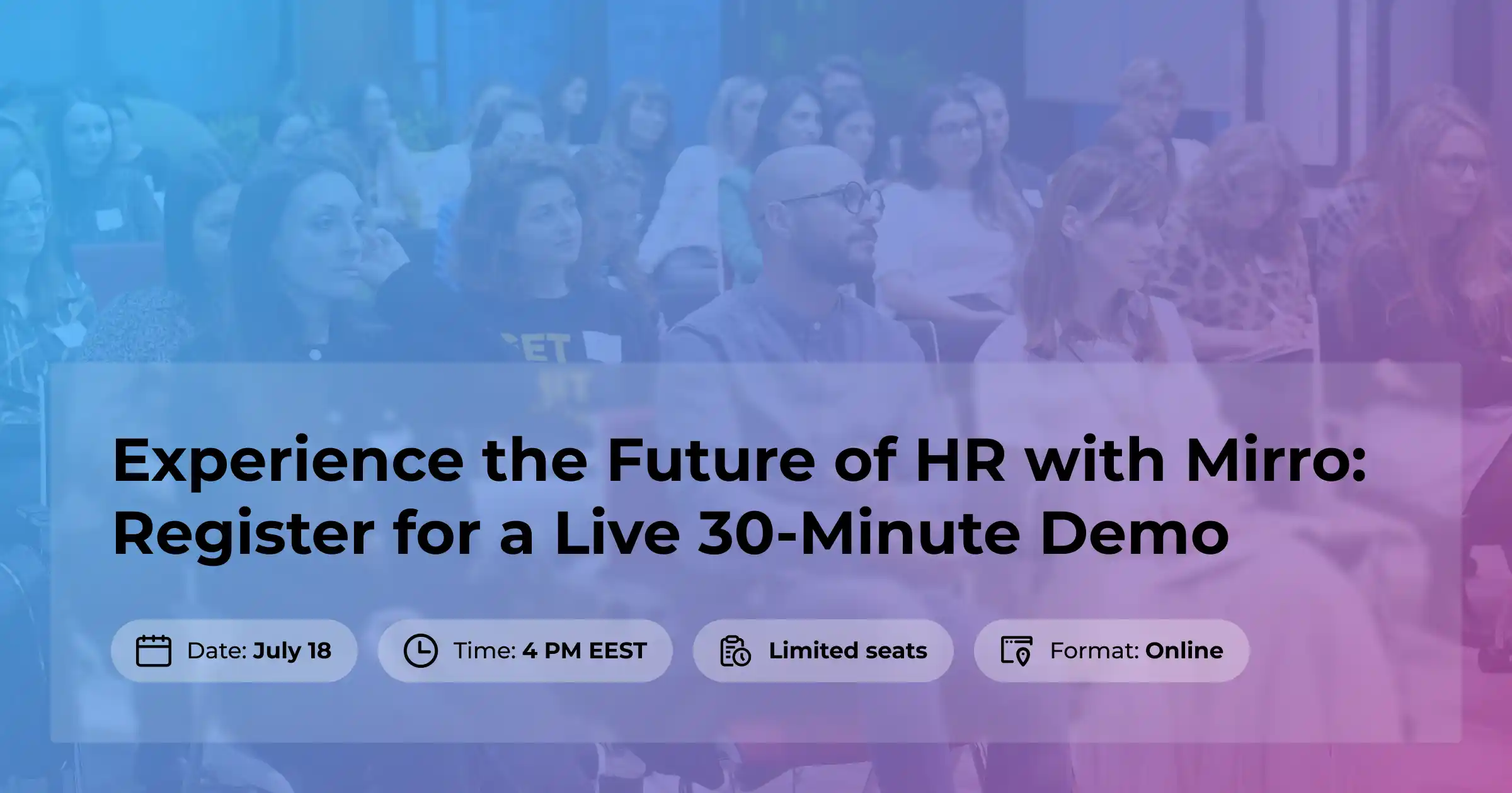 Join Mirro for a 30-Minute Demo